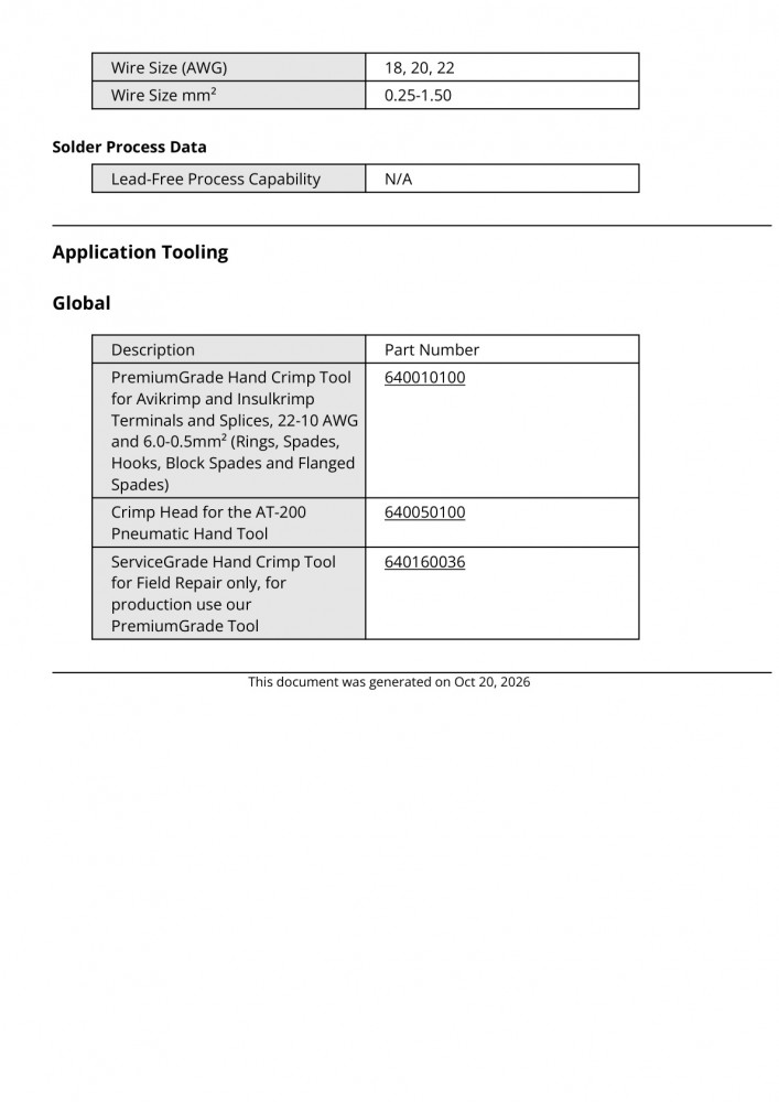 MOLEX 190570009 product document image 3