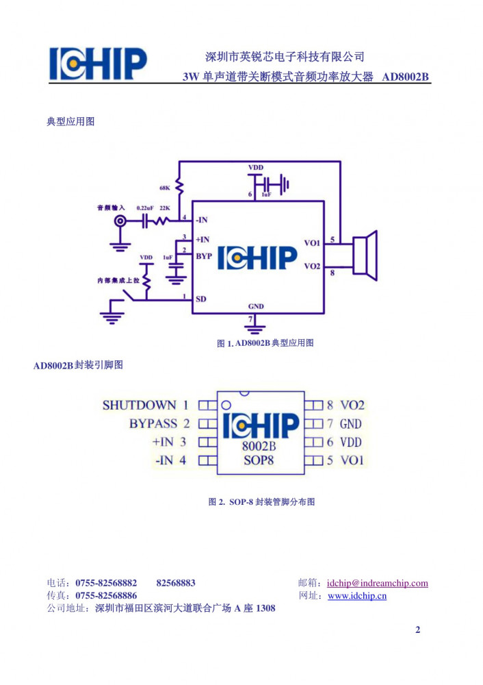 AD8002B datasheet page 3