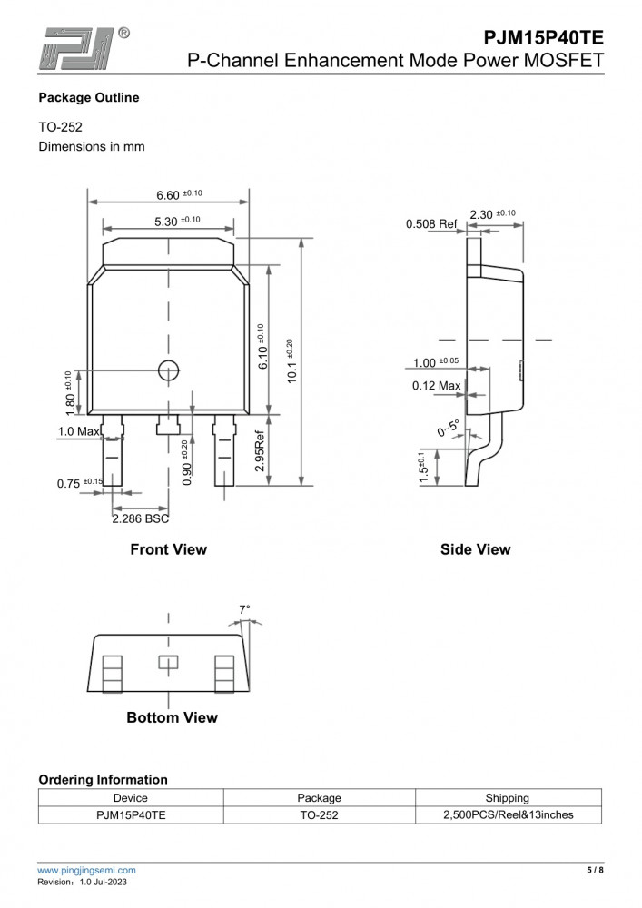 PJM15P40TE datasheet page 5