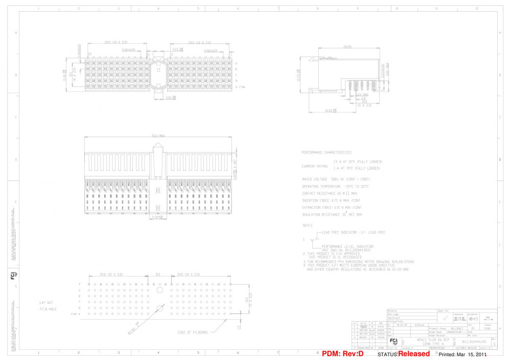 HM2R01PA5108N9LF technical drawing page 1