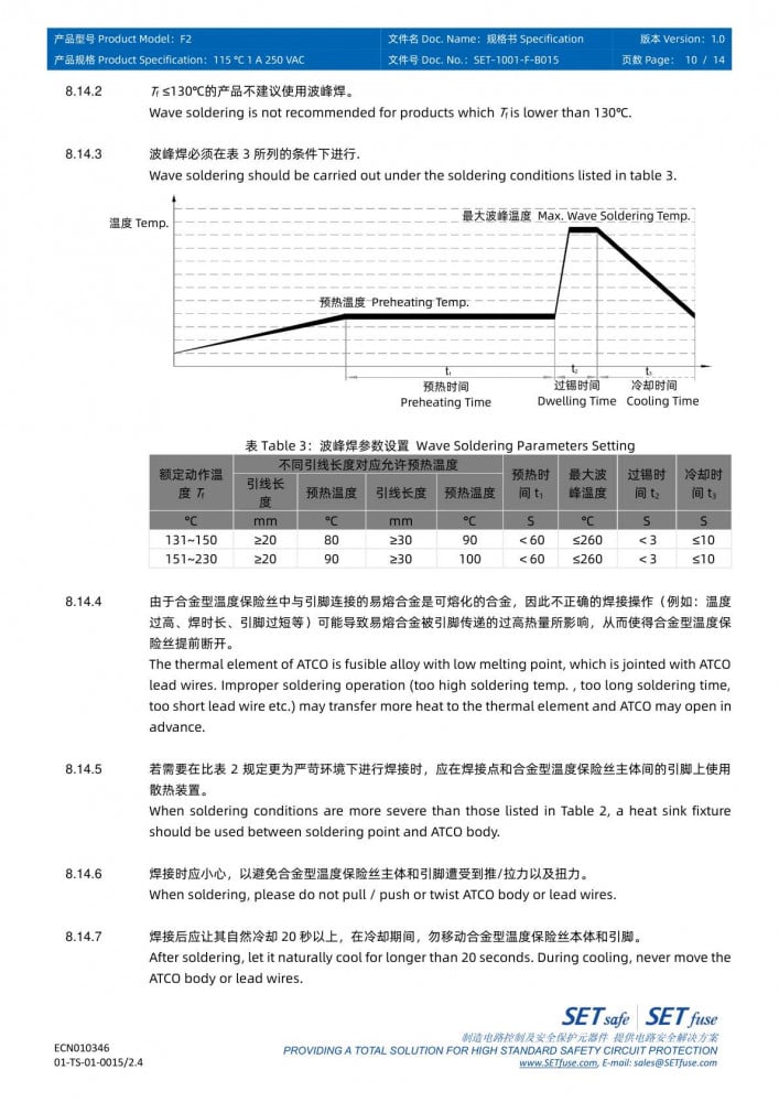 F2 datasheet page 10