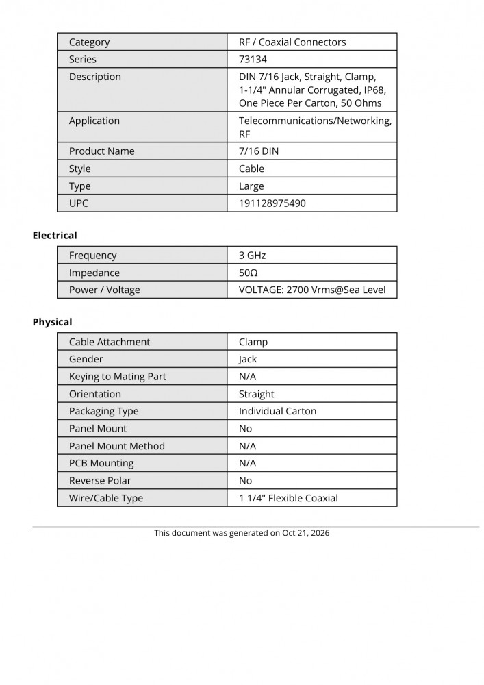 Product document image 2 for MOLEX 731343862