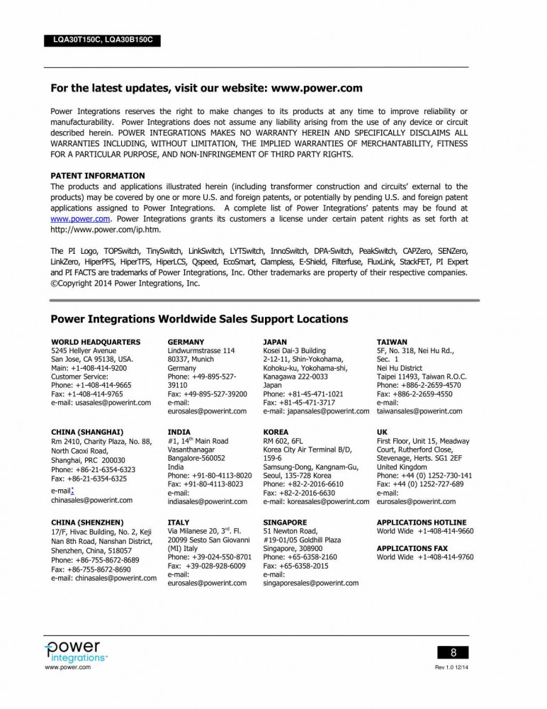 LQA30B150C datasheet page 8
