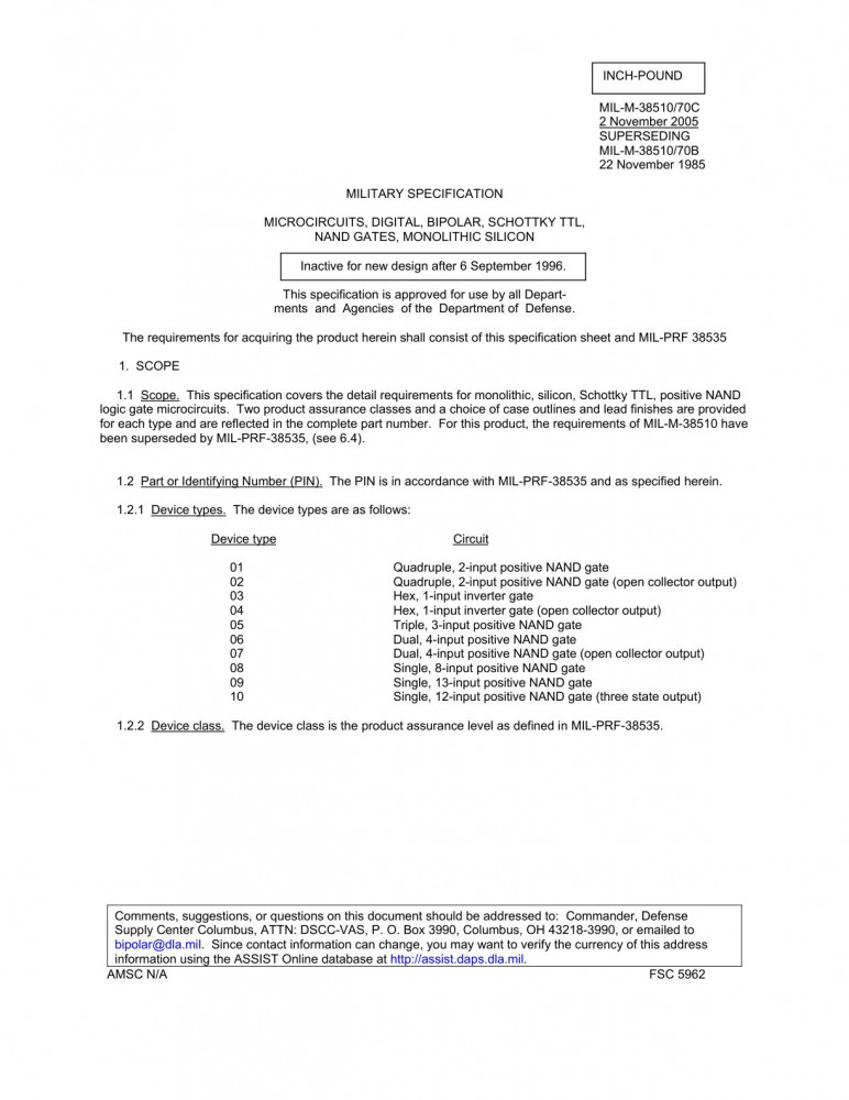 54S133/BEA technical document page 2