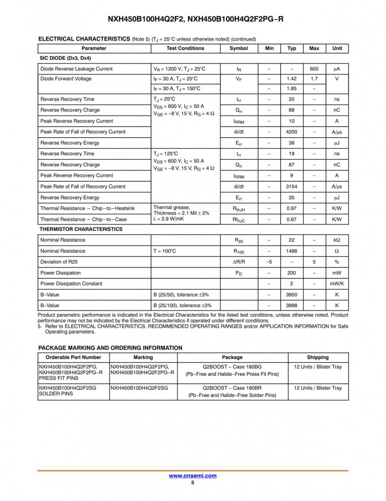 NXH450B100H4Q2F2PG-R datasheet page 5