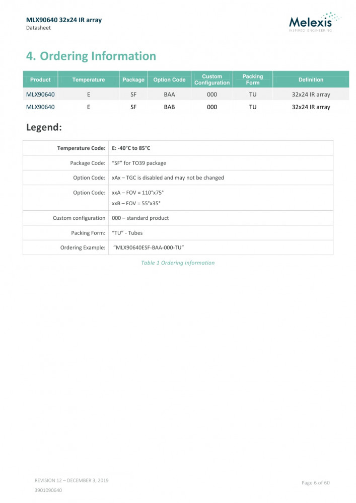 MLX90640 document page 6
