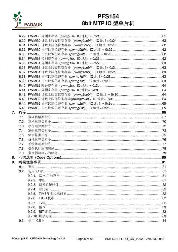 PFS154 datasheet page 5