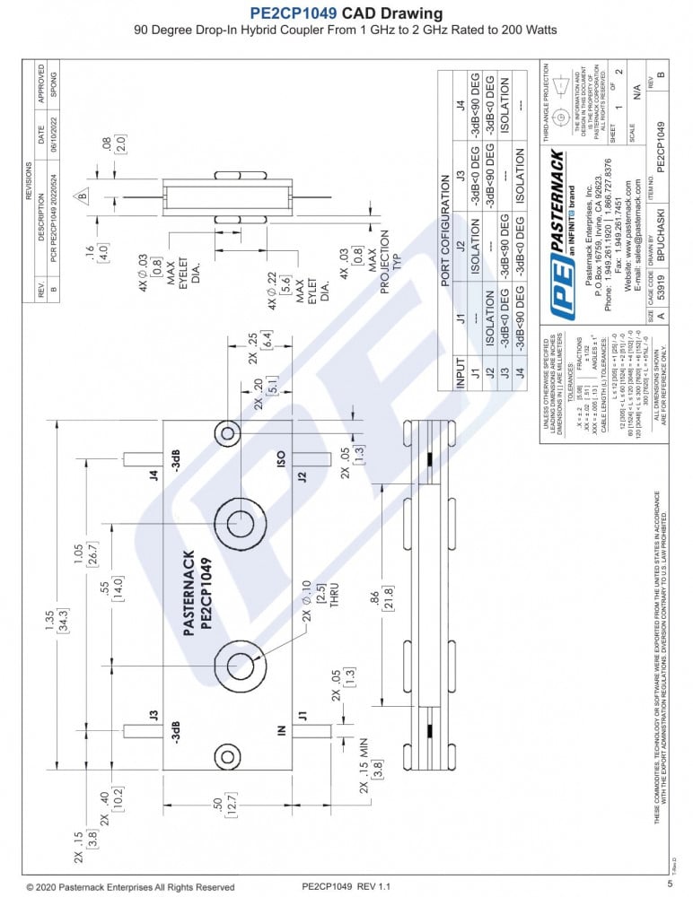 PE2CP1049 datasheet page 5