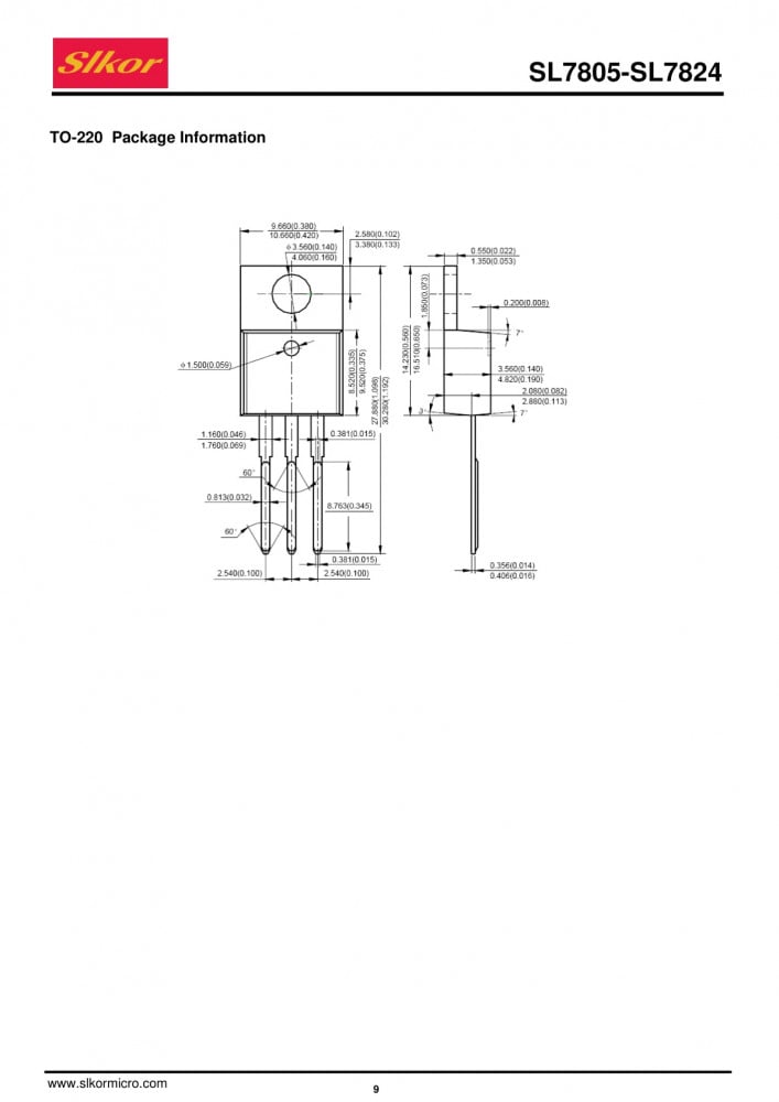 SL7815 datasheet page 9