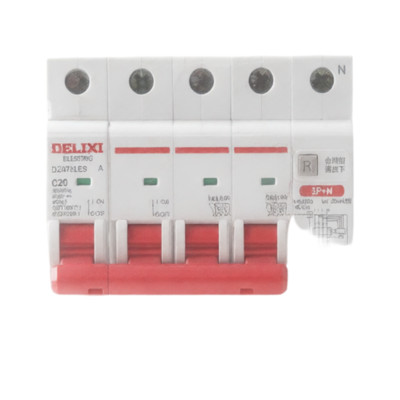 Delixi Electric DZ47SLES3C63A Miniature Residual Current Circuit Breaker