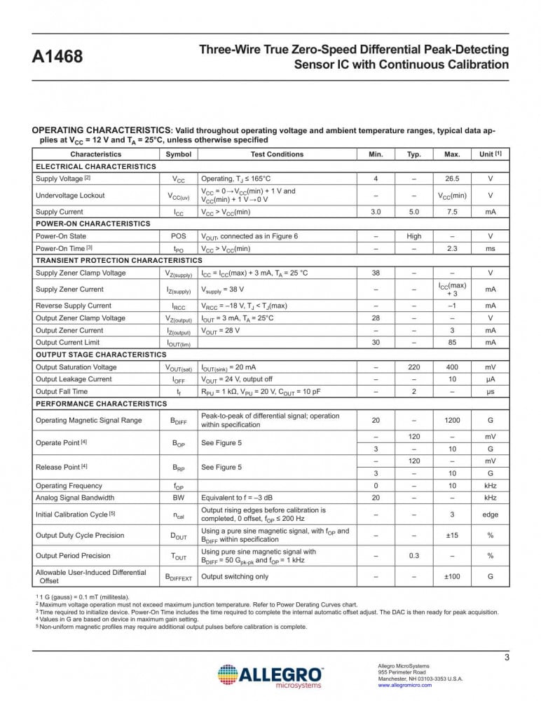 A1468 datasheet page 3