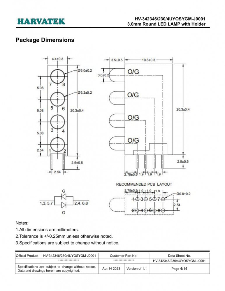 HV-342346 datasheet page 4