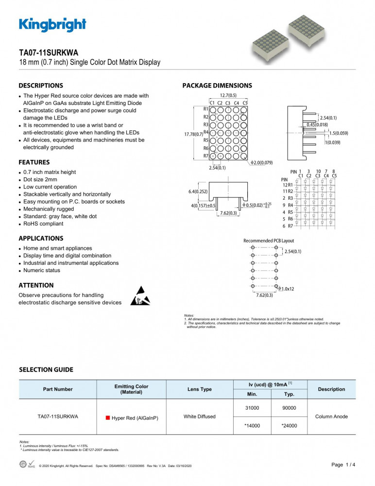 TA07-11SURKWA technical document page 1