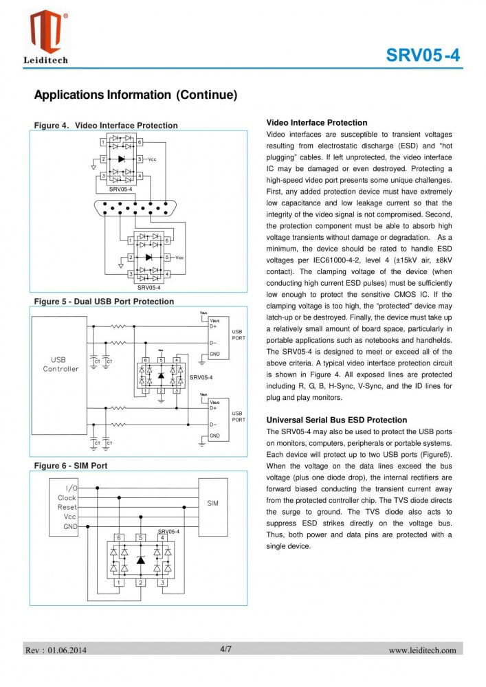 SRV05-4 datasheet page 4