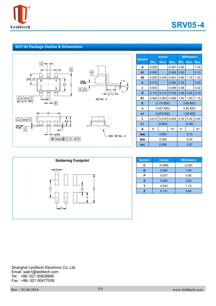 SRV05-4 datasheet page 7