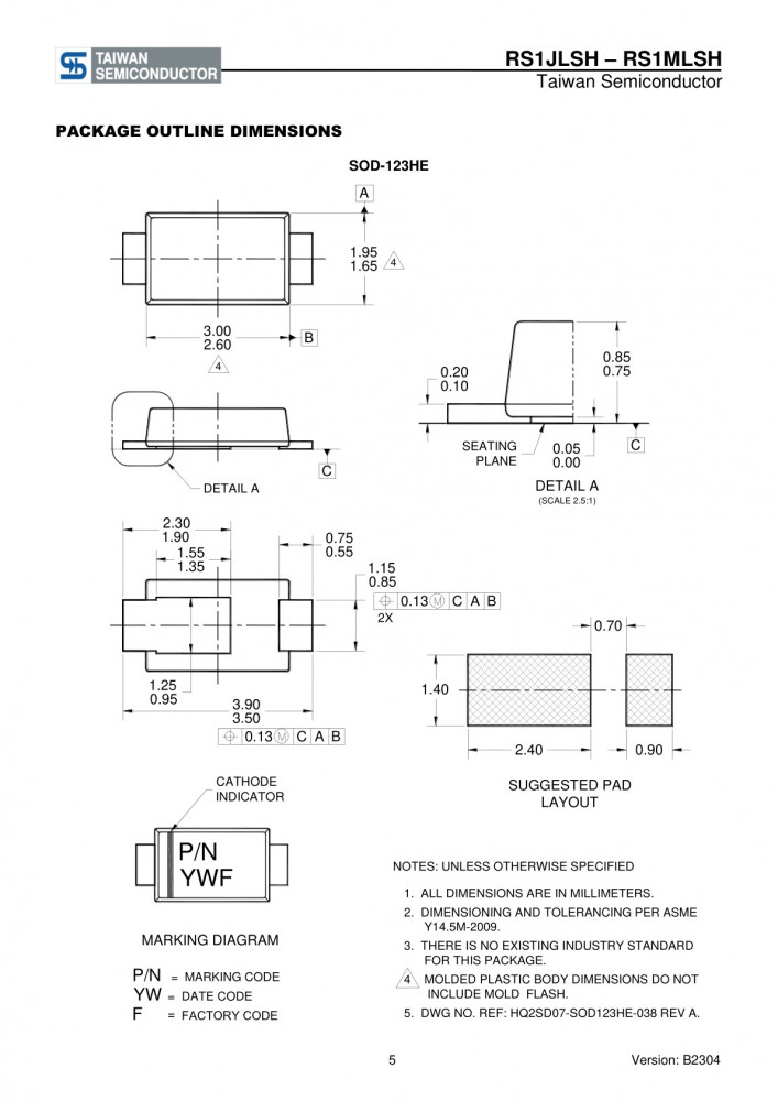 RS1JLSH datasheet page 5