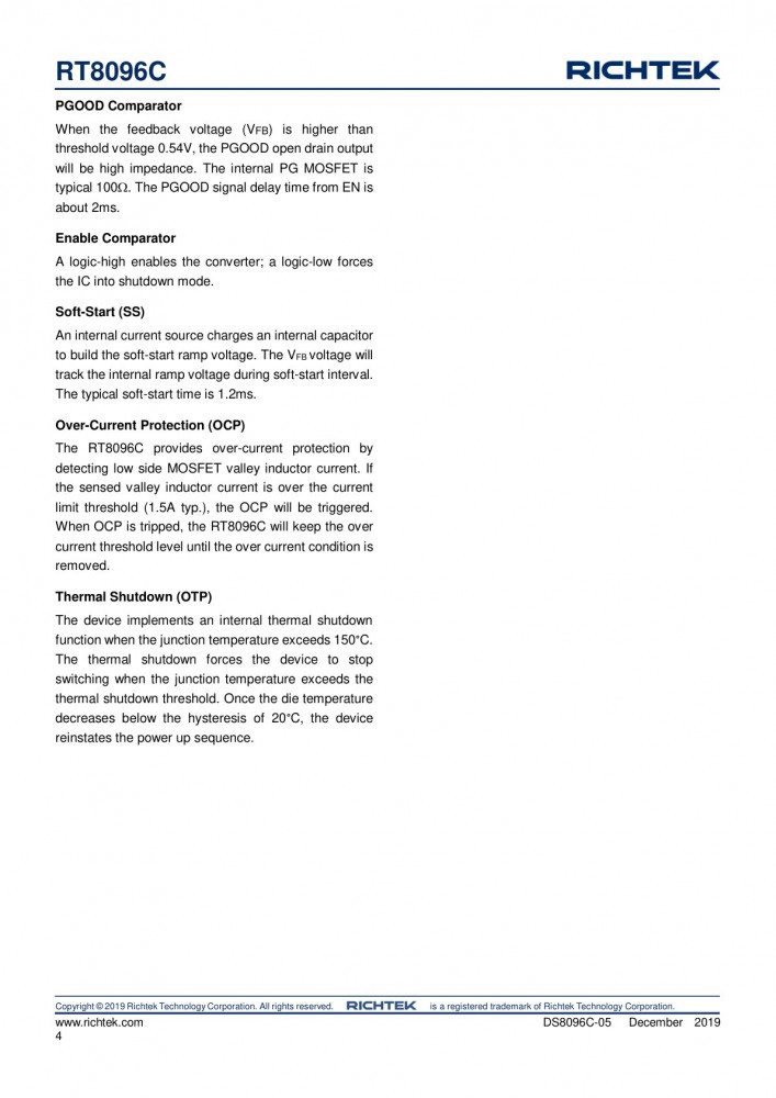 RT8096C technical document page 4