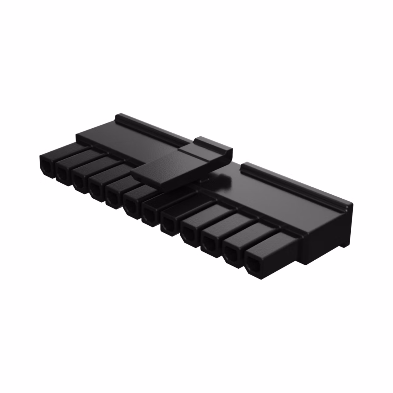 Micro-Fit 3.0 Receptacle Housing, Single Row, 12 Circuits, UL 94V-0, Low-Halogen Since Inception, Black for sale
