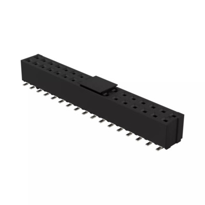 Milli-Grid Vertical Receptacle, 2.00mm Pitch, Dual Row, Surface Mount, Top/Bottom Entry, with Press-fit Plastic Pegs, with Cap, Tube, 0.75µm Gold (Au) Plating, 34 Circuits, Lead-Free for sale