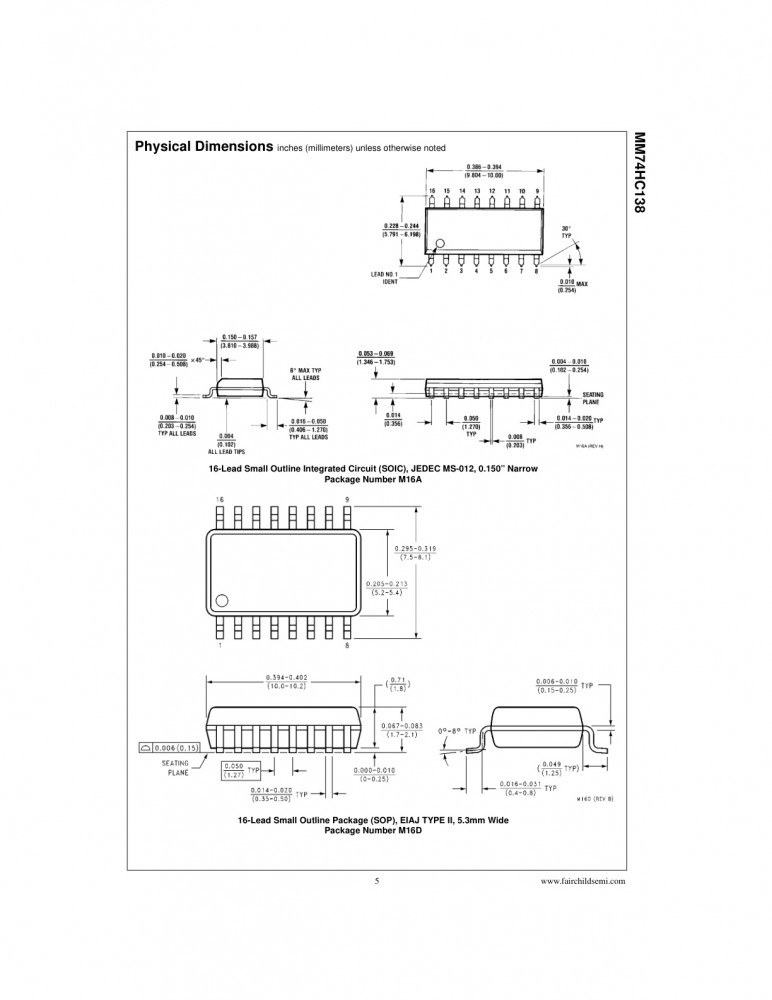 MM74HC138 datasheet page 5