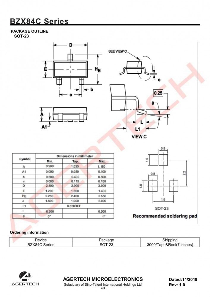 BZX84C12 datasheet page 4
