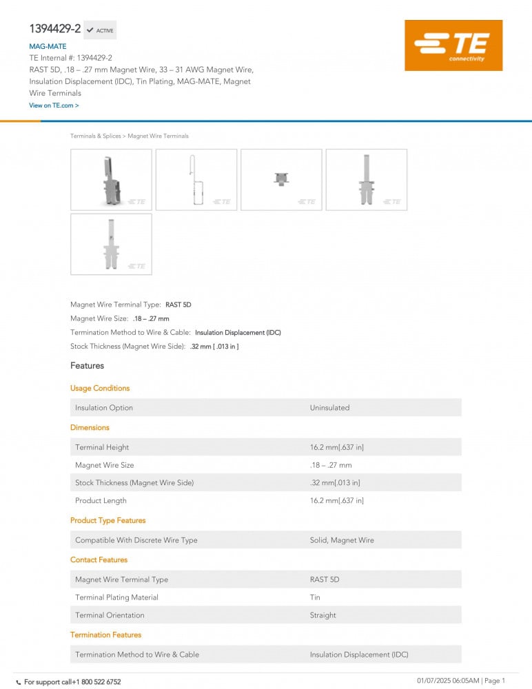 1394429-2 technical document page 1