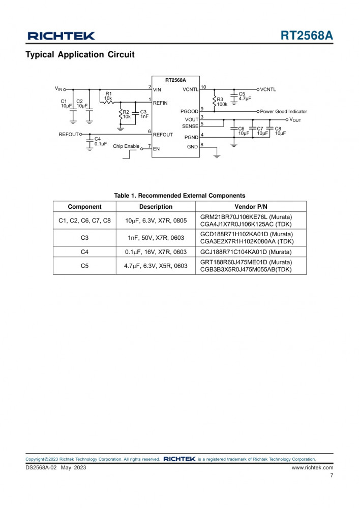 RT2568A datasheet preview, page 7