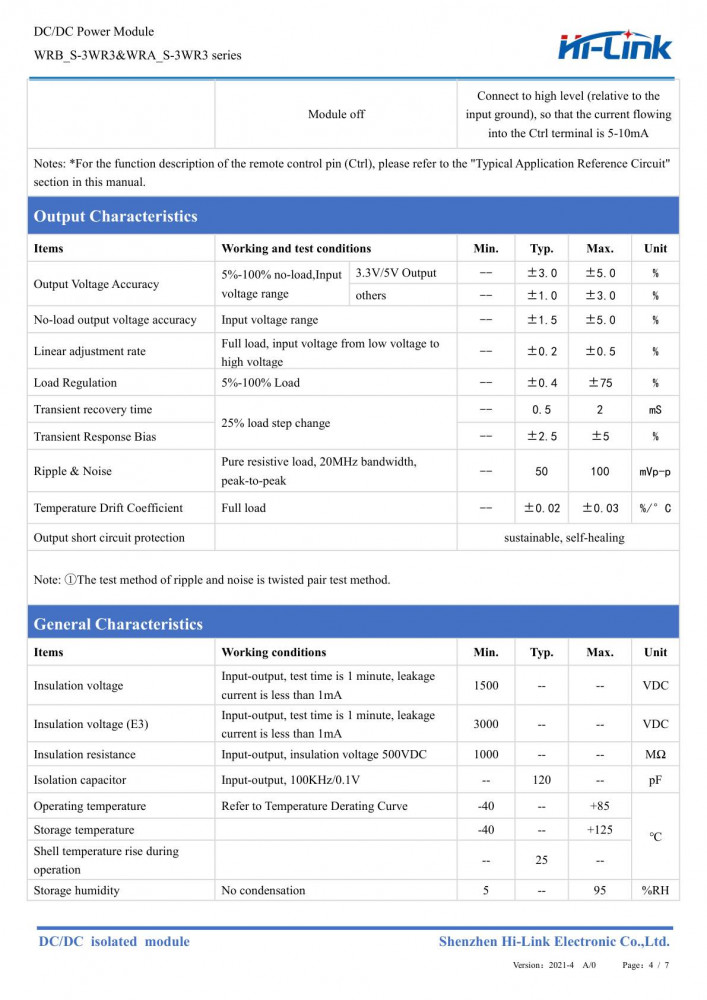 WRB4805S-3WR3 datasheet page 4