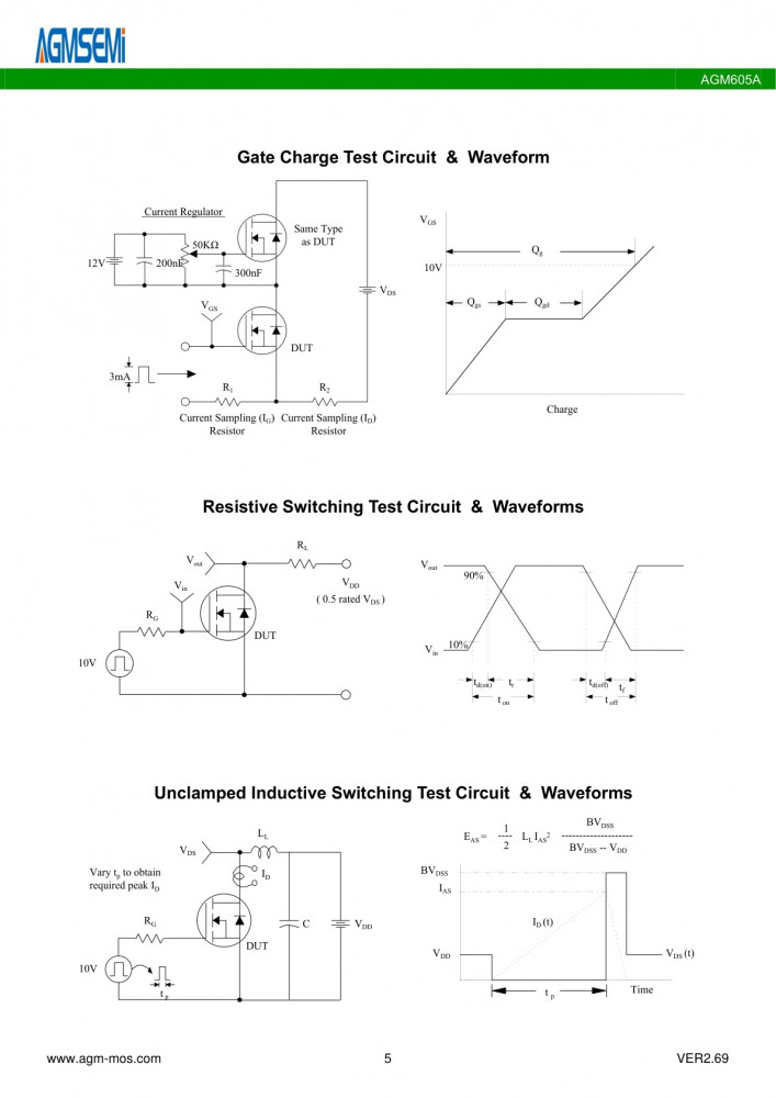 AGM605A datasheet page 5