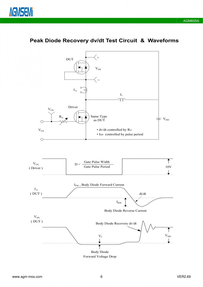AGM605A datasheet page 6
