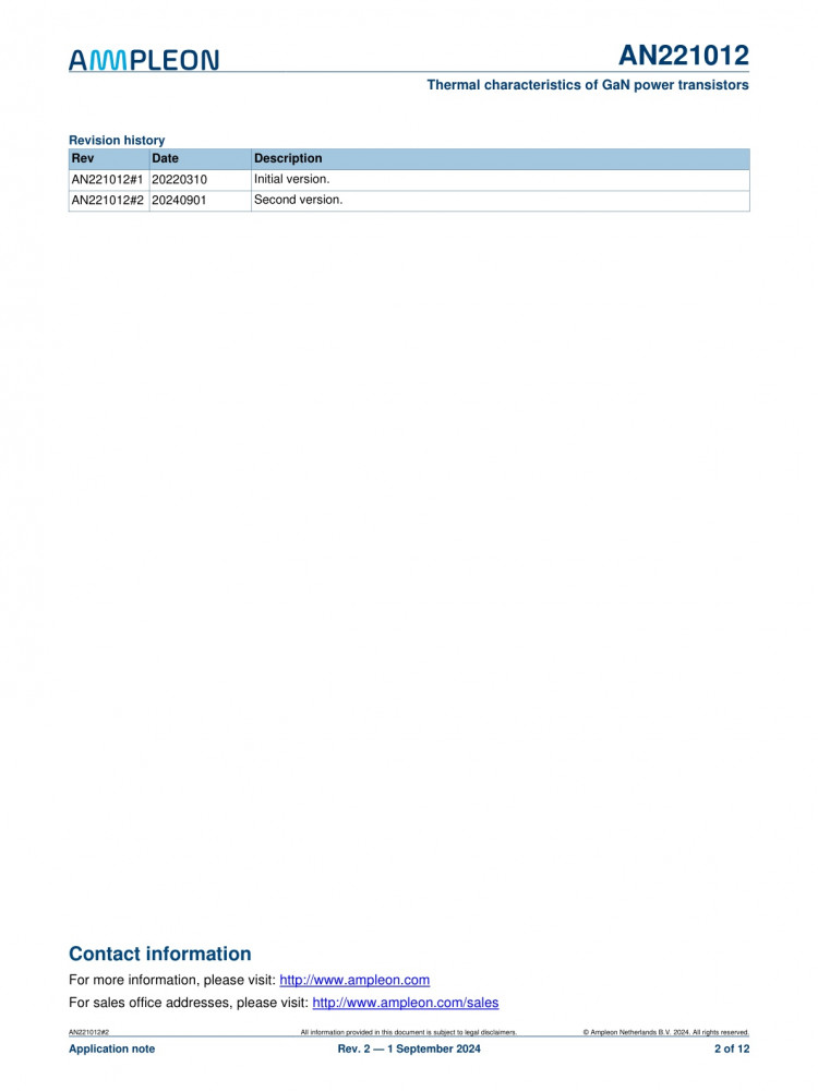Ampleon thermal application note page 2