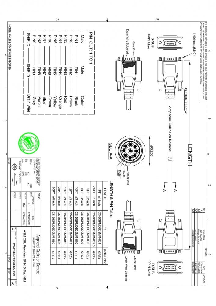 CS-DSPMDB09MF-010 technical document preview