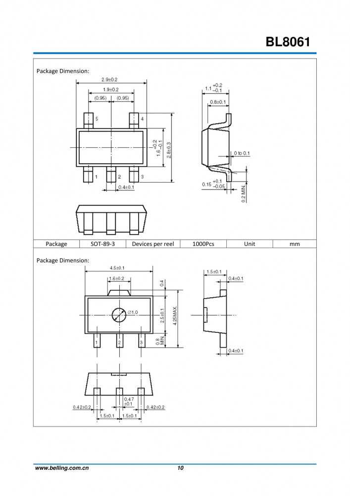 BL8061 datasheet page 10