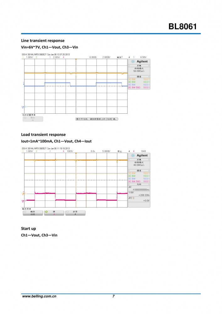 BL8061 datasheet page 7