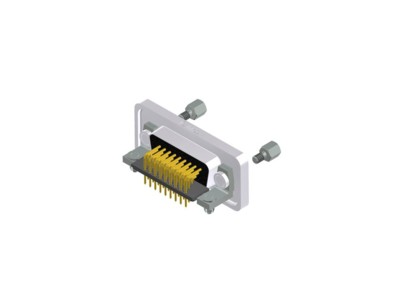IP67 D-SUB High Density Solid Body • 26-pos. • Socket • Solder pin angled .362