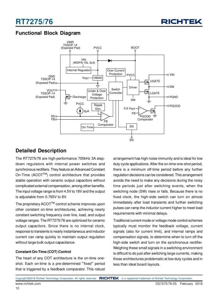 RT7275 RT7276 datasheet page 10