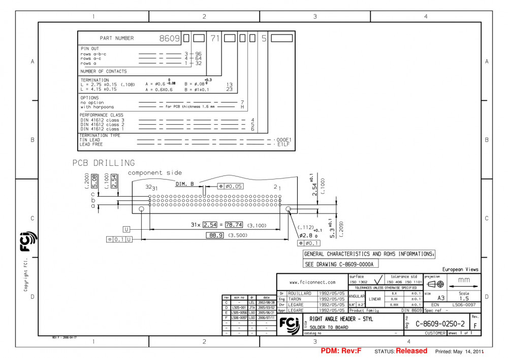 86093967113765E1LF technical drawing page 2