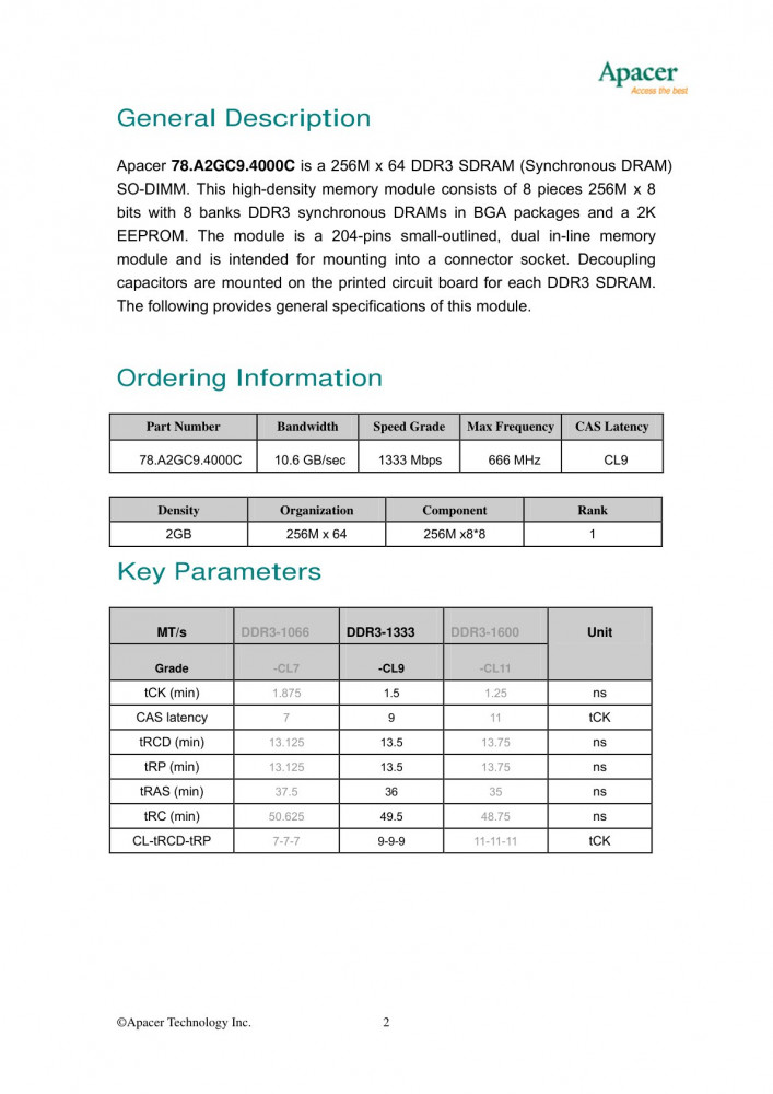 78.A2GC9.4000C datasheet page 3