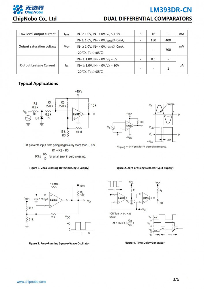 LM393DR-CN datasheet page 3
