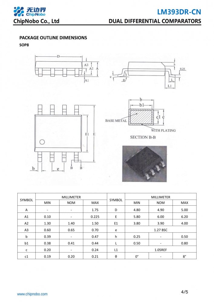 LM393DR-CN datasheet page 4