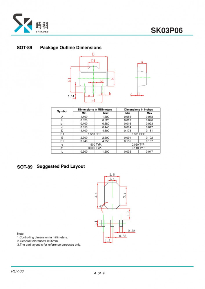 SK03P06 datasheet page 4