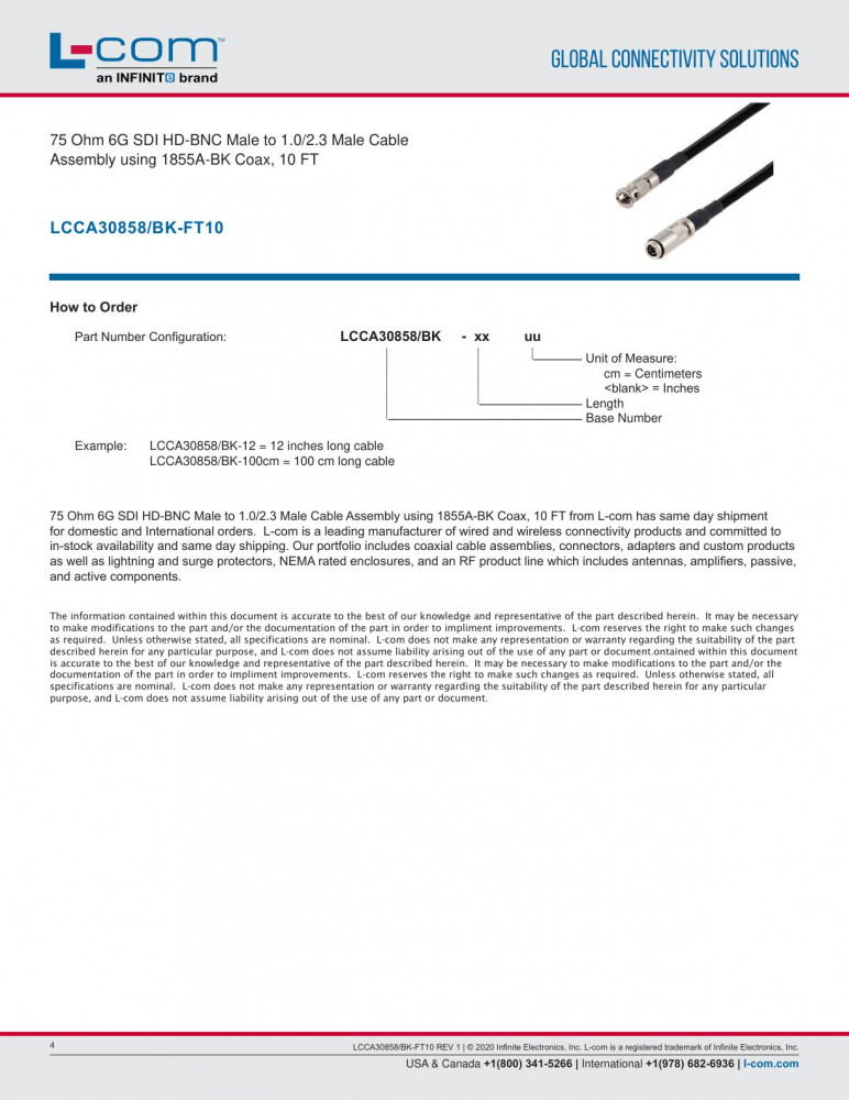 LCCA30858/BK-FT10 datasheet page 4