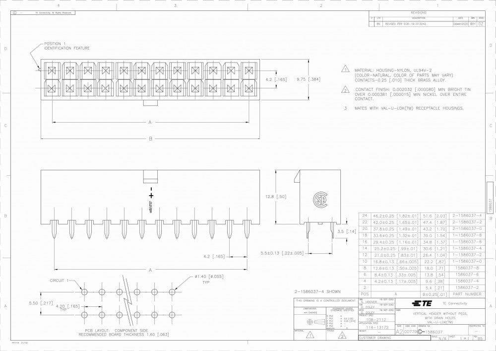 TE Connectivity 1-1586037-0 technical drawing preview