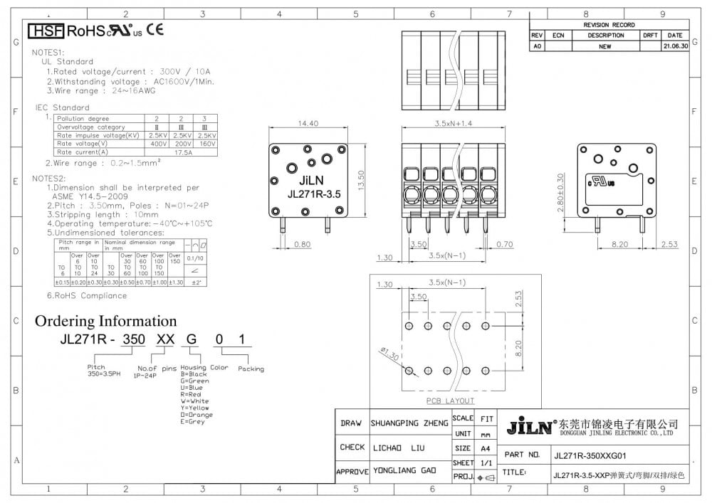 JL271R-35008G01 technical document preview
