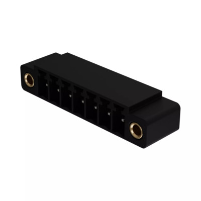 3.50mm Pitch Eurostyle Right-Angle PCB Header, with Threaded Retention Inserts, 7 Circuits for sale