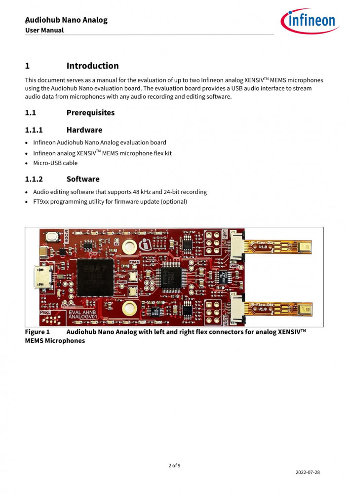Audiohub Nano Analog manual page 2