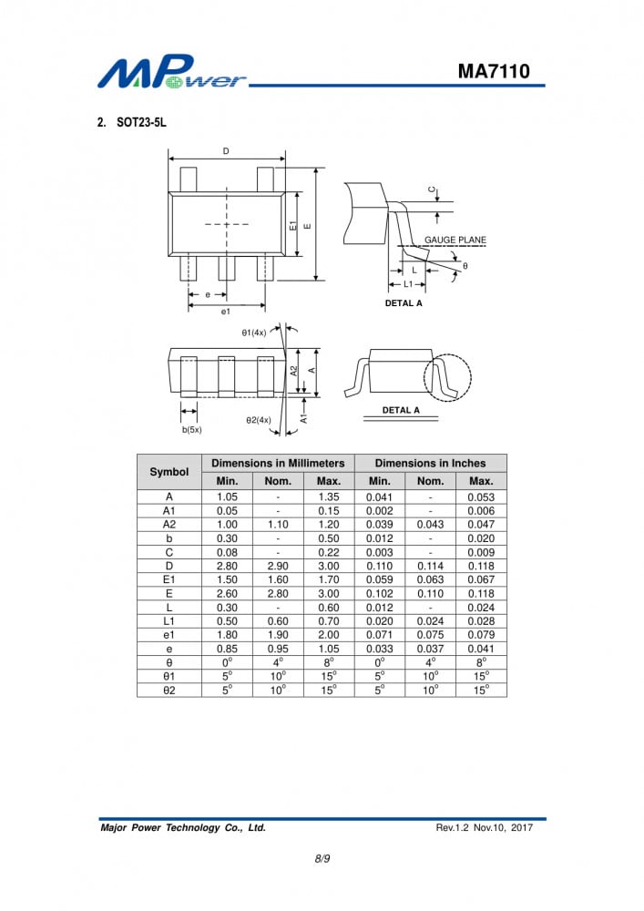 MA7110P4 datasheet page 8