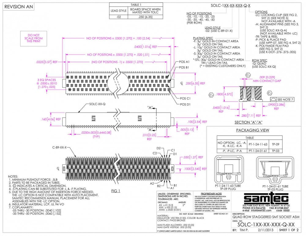 SOLC-135-02-F-Q-A technical document page 1