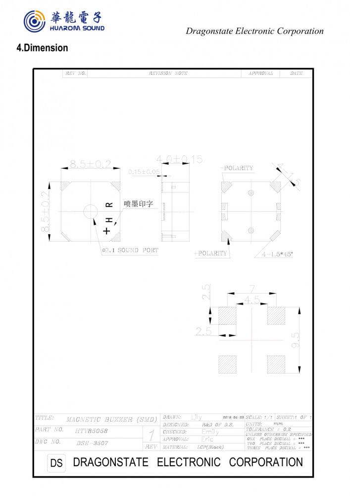 HTV85058 reliability page 1
