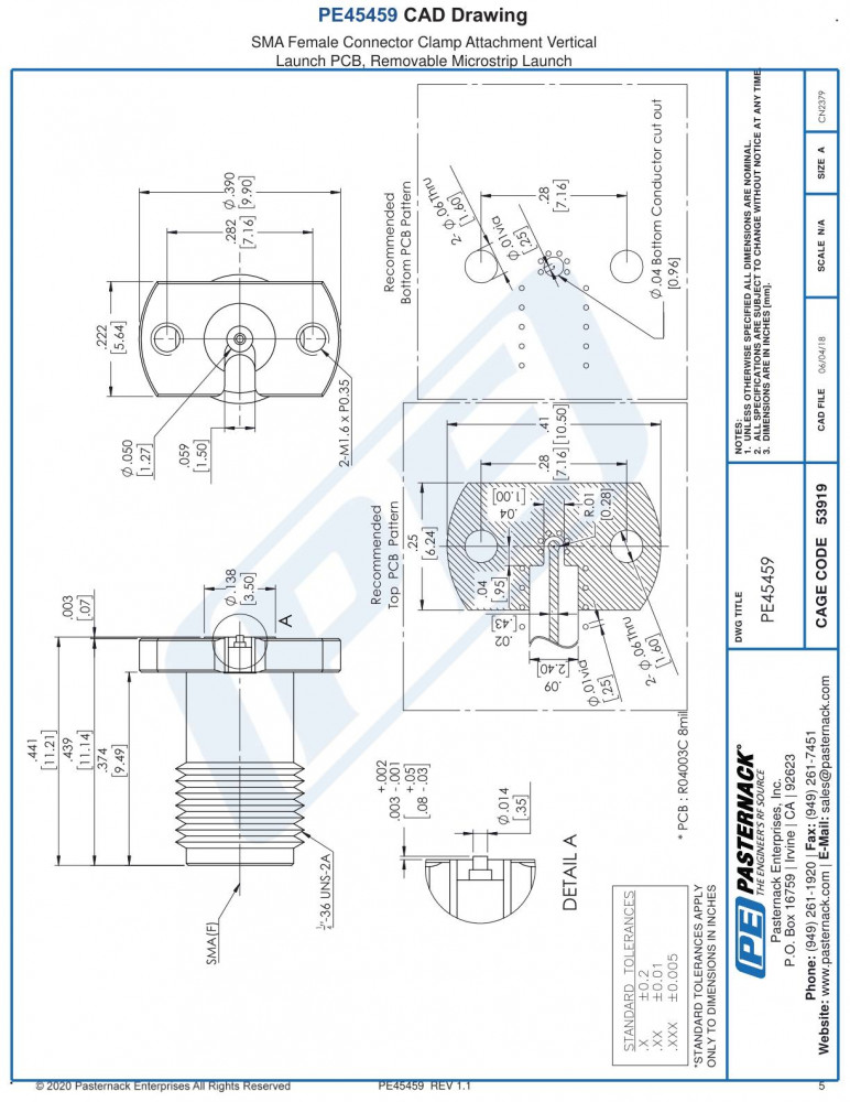 PE45459 datasheet page 5